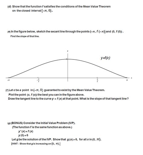 Solved 1 6 Pts Let F Be A Function Defined By Sin X Chegg Com