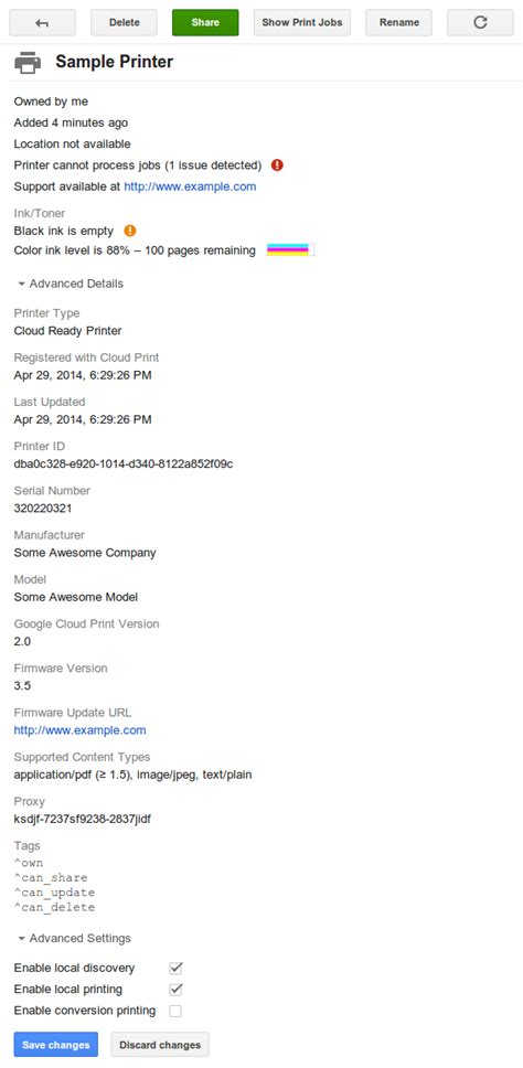 Cloud Device Description Cloud Print Deprecated Google For Developers