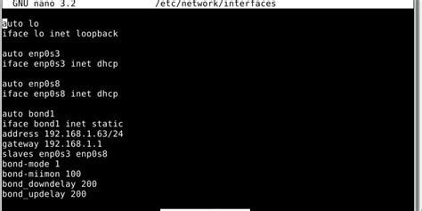 Advanced Network Configuration In Debian 10 Buster
