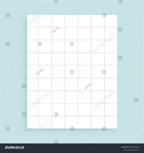 Big Square Mathematic Notebook Paper Template Stock Vector Royalty Big Square Mathematic Notebook Paper Template Stock Vector Royalty