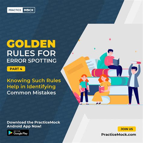 Golden Rules For Error Spotting Part 4 Practicemock
