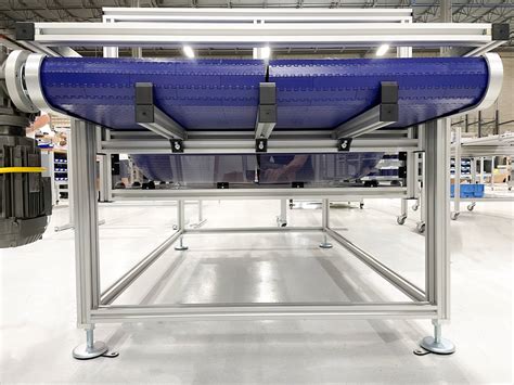 Combining Modular Belt Conveyors Robotunits Application