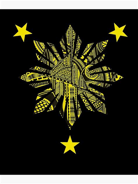 Philippine Sun And Stars Vector