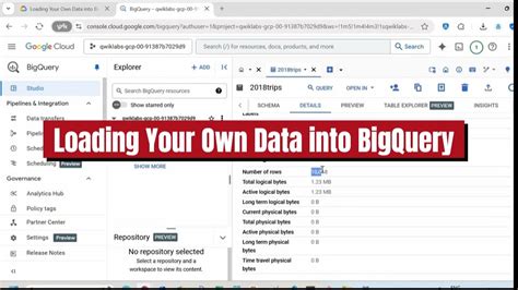 Loading Your Own Data Into Bigquery Gcp Practical Lab With