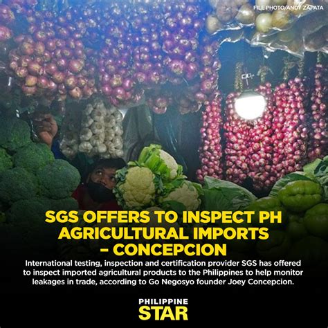 Philippine Star The Geneva Based Sgs Operates Locally As