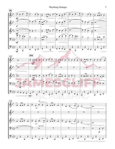 Wayfaring Stranger Jamescliff Music Publishing