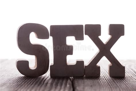 The Word Sex Stock Image Image Of Sexuality Figure 104491901