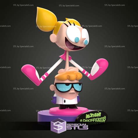 Dexters Laboratory Diorama Sculptures 3d Printing Specialstl