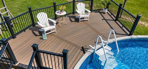 Above Ground Swimming Pool Deck Designs