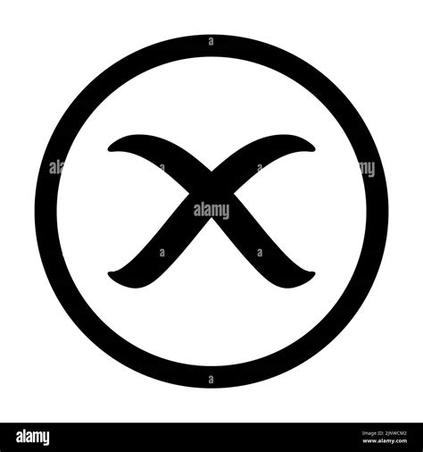 Cross Mark Icon X Sign Simple Error Design Vector Illustration False