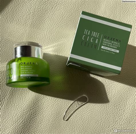 Крем для лица Orjena Успокаивающий с центеллой азиатской Tea tree cica ...