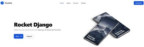 Tailwind And Django Free Starter