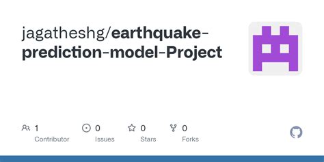 Github Jagatheshg Earthquake Prediction Model Project
