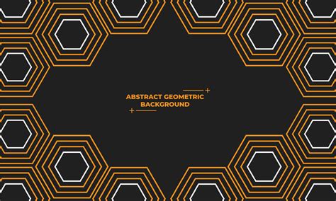 Abstract Hexagonal Geometric Background Vector Art At Vecteezy