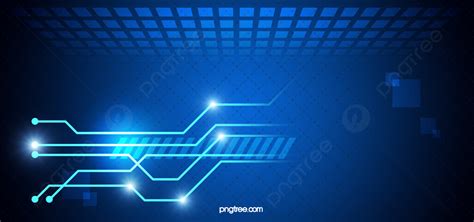 Blue Electronic Technology Background Wallpaper Poster Banner Background Image And Wallpaper