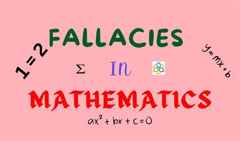 Fallacies In Mathematics Math1089