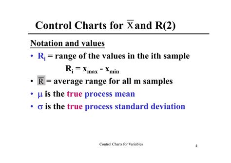 IE 002 Control Chart For Variables PPT