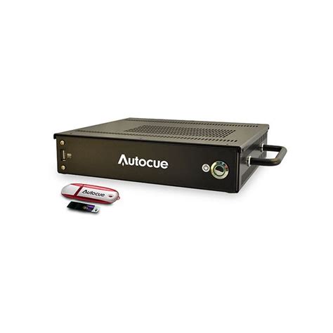 autocue qmaster qbox v6 package with usb multi button hand control