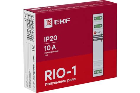 Импульсное реле EKF PROxima rio-1 - выгодная цена, отзывы ...