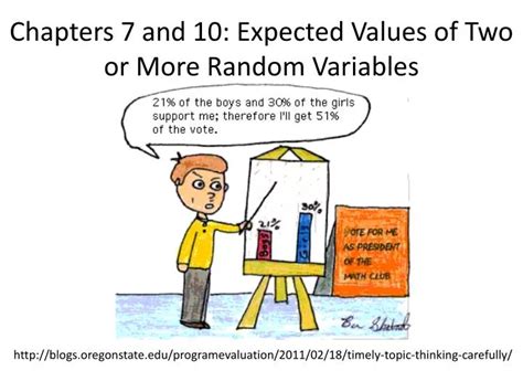 Ppt Chapters 7 And 10 Expected Values Of Two Or More Random