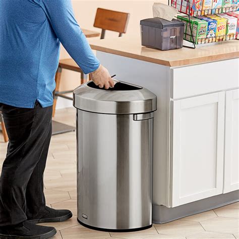 Metal Trash Can