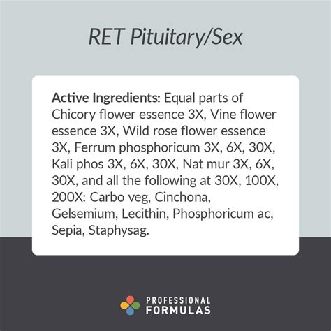 Ret Pituitarysex Professional Formulas