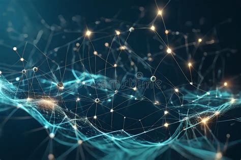 Digital Transformation Conceptual For The Next Generation Technology Era Abstract Wave Of