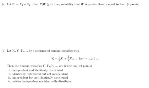 solved let x1 x2 x3 be a sequence of independent and