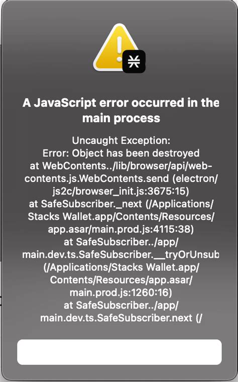 Handle Javascript Error When Ledger Updated While Connected · Issue