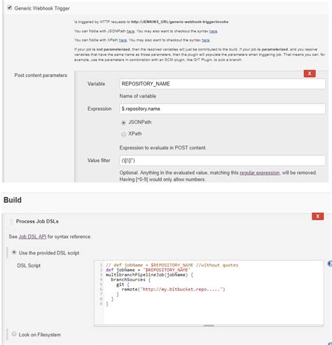 Jenkins Automate Pipeline Creation With Freestyle Project Stack Overflow