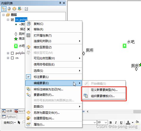 arcgis desktop使用入门（三）图层右键工具——组织要素模板 gis组织模板 csdn博客