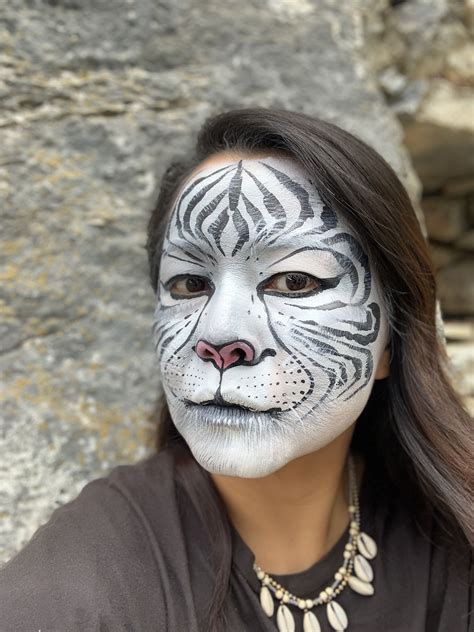 White Tiger Facepainting