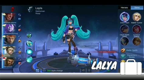 Wild green flash layla : mobile legends bang bang - YouTube