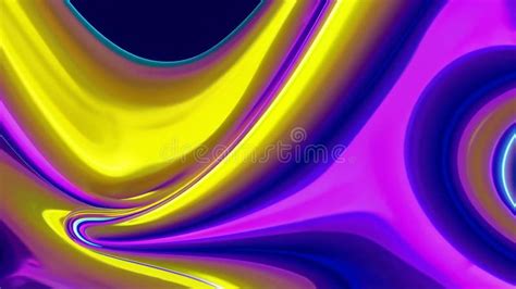 Abstract Vibrant Colorful Wave Pattern With Neon Hues Dynamic Shapes Modern Digital Art And