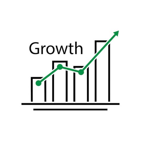 Premium Vector Success Like Simple Thin Line Growth Logo Concept Of Grow Up Your Capital Or