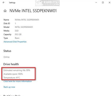 How To Check Drive Health And SMART In Windows