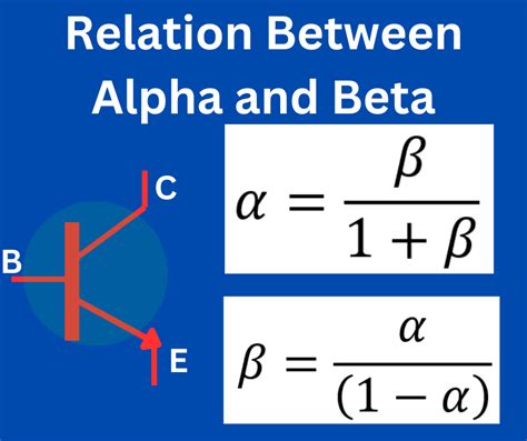 Relation Between Alpha And Beta In Transistor