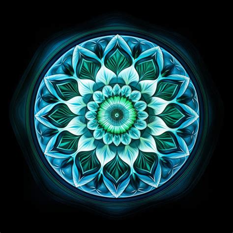 calm in chaos a mandala with intertwining patterns that convey a sense
