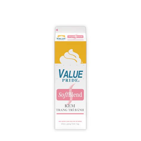 Kem Trang Trí Bánh Value Pride Soft Blend 1kg Viettuantea