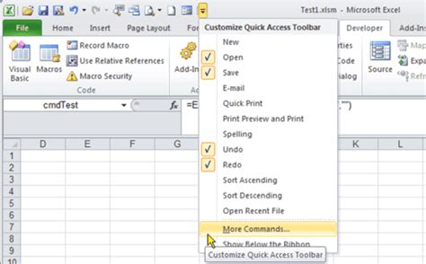 How To Run Vba Code From An Excel Worksheet Excel For Engineers