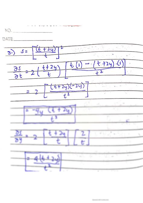 SOLUTION Calculus Partial Derivatives Examples Central Mindanao