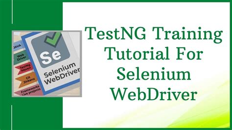 Testng Training Tutorial For Selenium Webdriver Selenium Training For Beginners Youtube