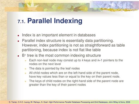 Ppt Chapter 7 Parallel Indexing Powerpoint Presentation Free Download Id6085354