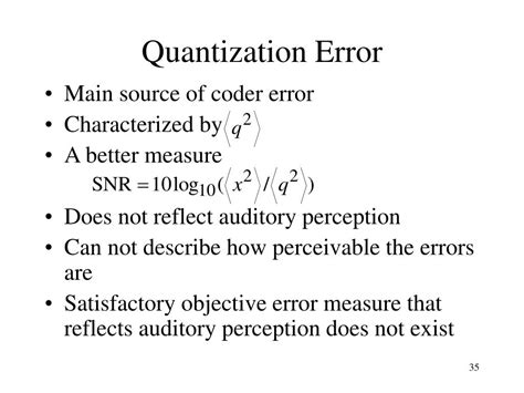 Ppt Audio Signal Processing Quantization Powerpoint Presentation