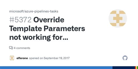 Override Template Parameters Not Working For Securestring On V2 · Issue 5372 · Microsoftazure