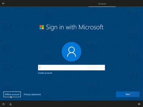 Install Windows Creators Update Without Microsoft Account