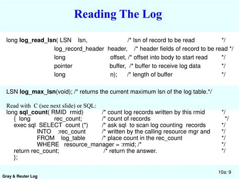 PPT Log Manager PowerPoint Presentation Free Download ID
