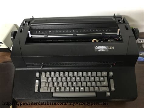 IBM Selectric II On The Typewriter Database
