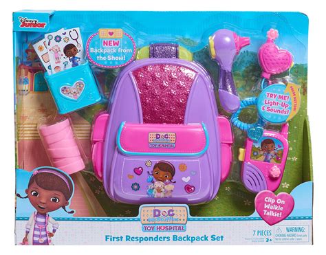 Doc Mcstuffins 92336 First Responders Backpack Set For More