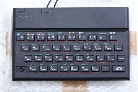 Zx Spectrum Plastic Keyboard Timex Portugal And Thus Goes By